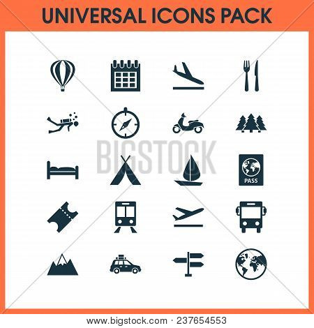 Exploration Icons Set Image & Photo (Free Trial) | Bigstock