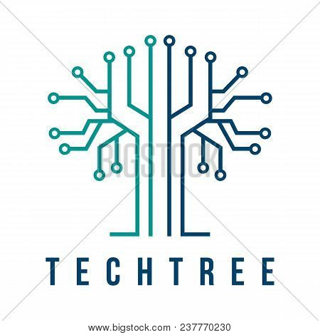 Tech Tree Logo Vector & Photo (Free Trial) | Bigstock