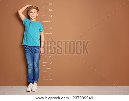 Little Boy Measuring Image & Photo (Free Trial) | Bigstock