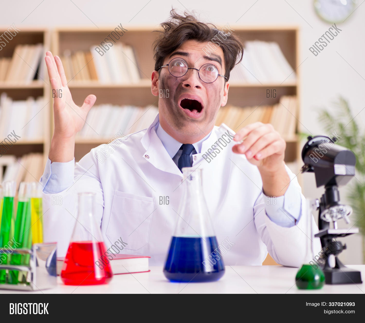 Mad Crazy Scientist Image & Photo (Free Trial) | Bigstock