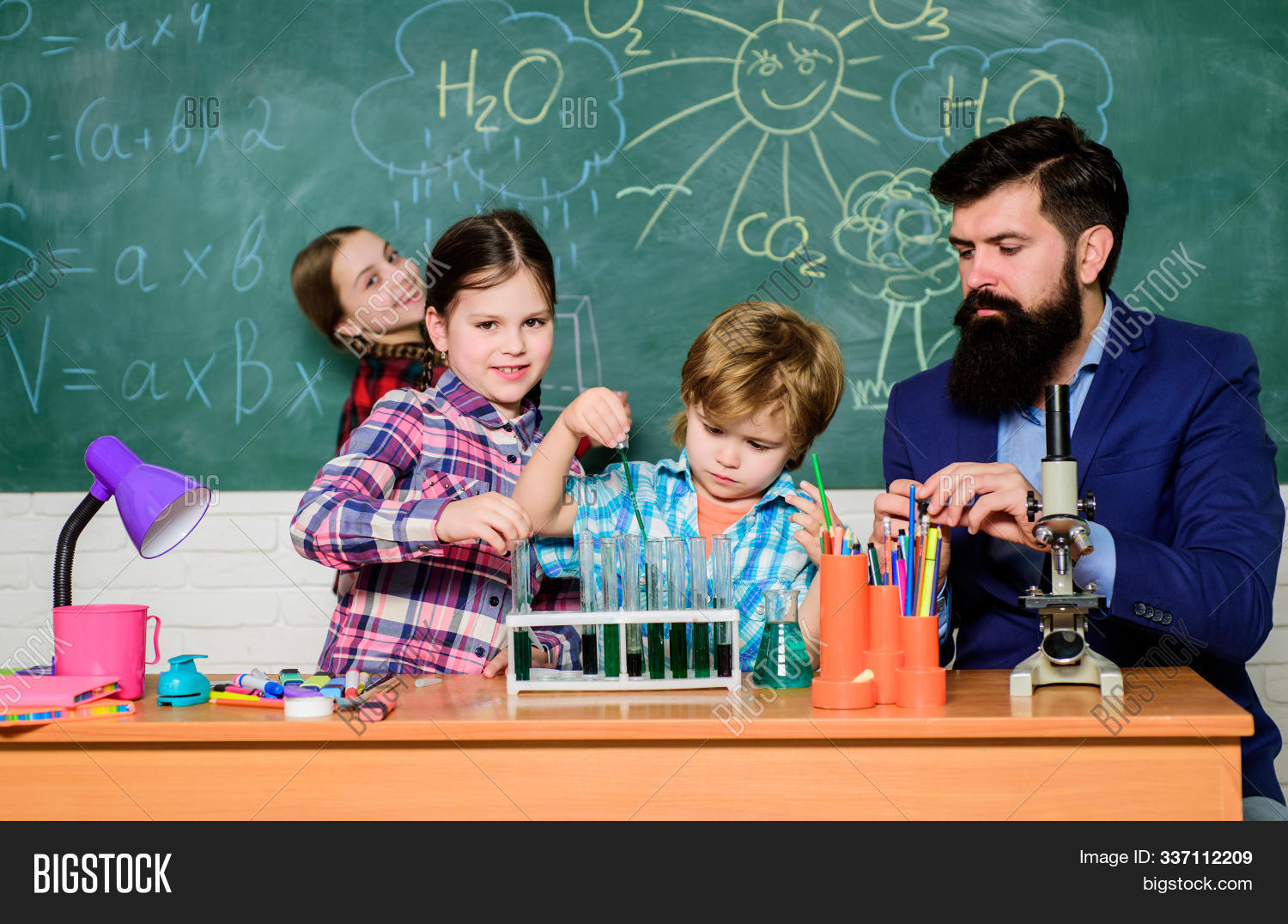 School Kids Scientist Image & Photo (Free Trial) | Bigstock