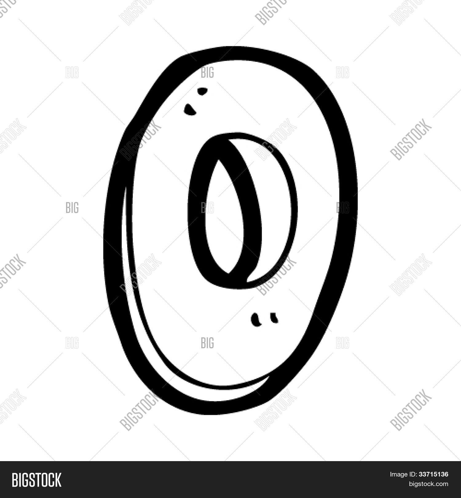 Cartoon Number 0 Vector & Photo (Free Trial) | Bigstock