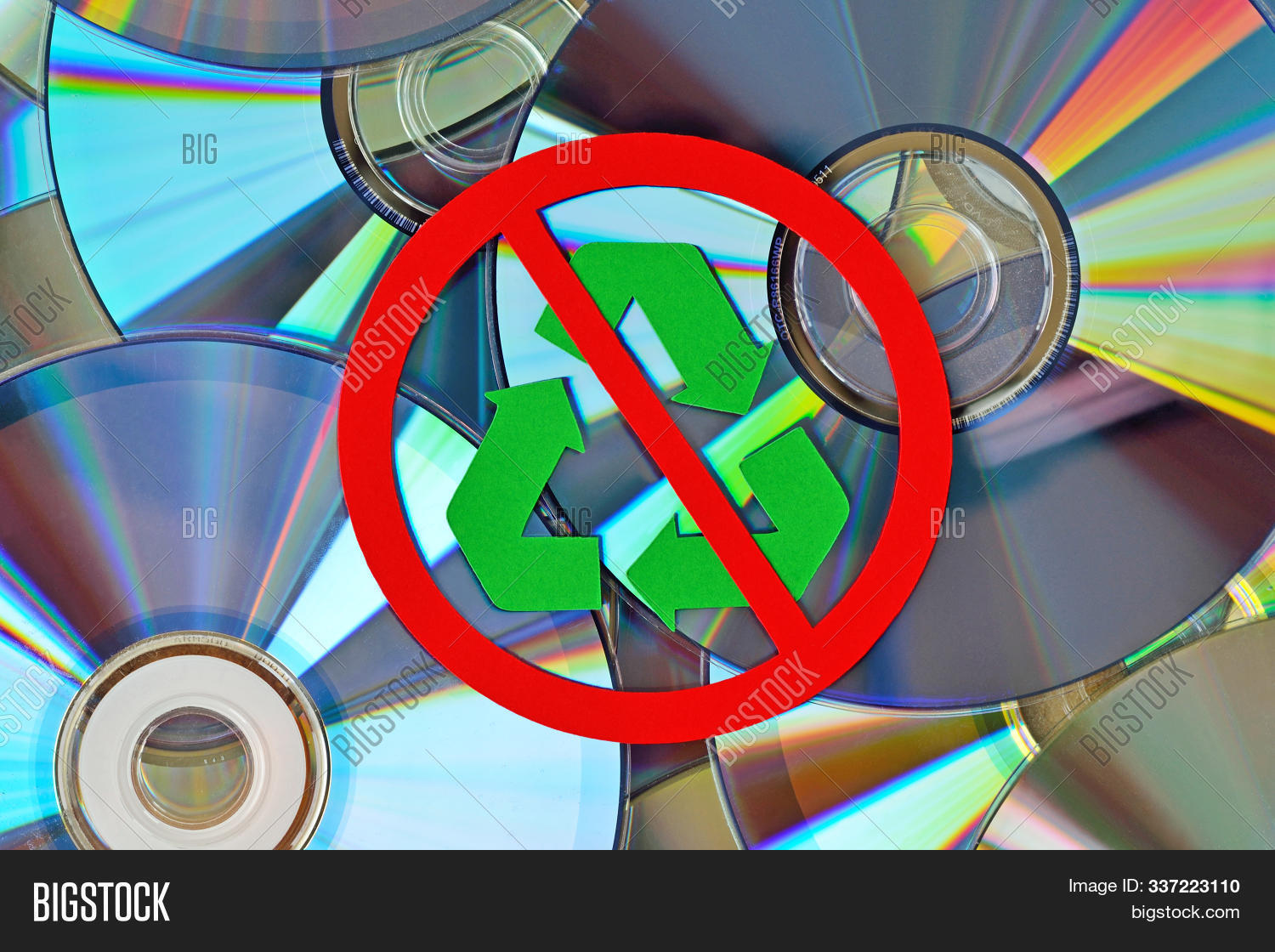 Do Not Recycle Symbol Image & Photo (Free Trial) | Bigstock