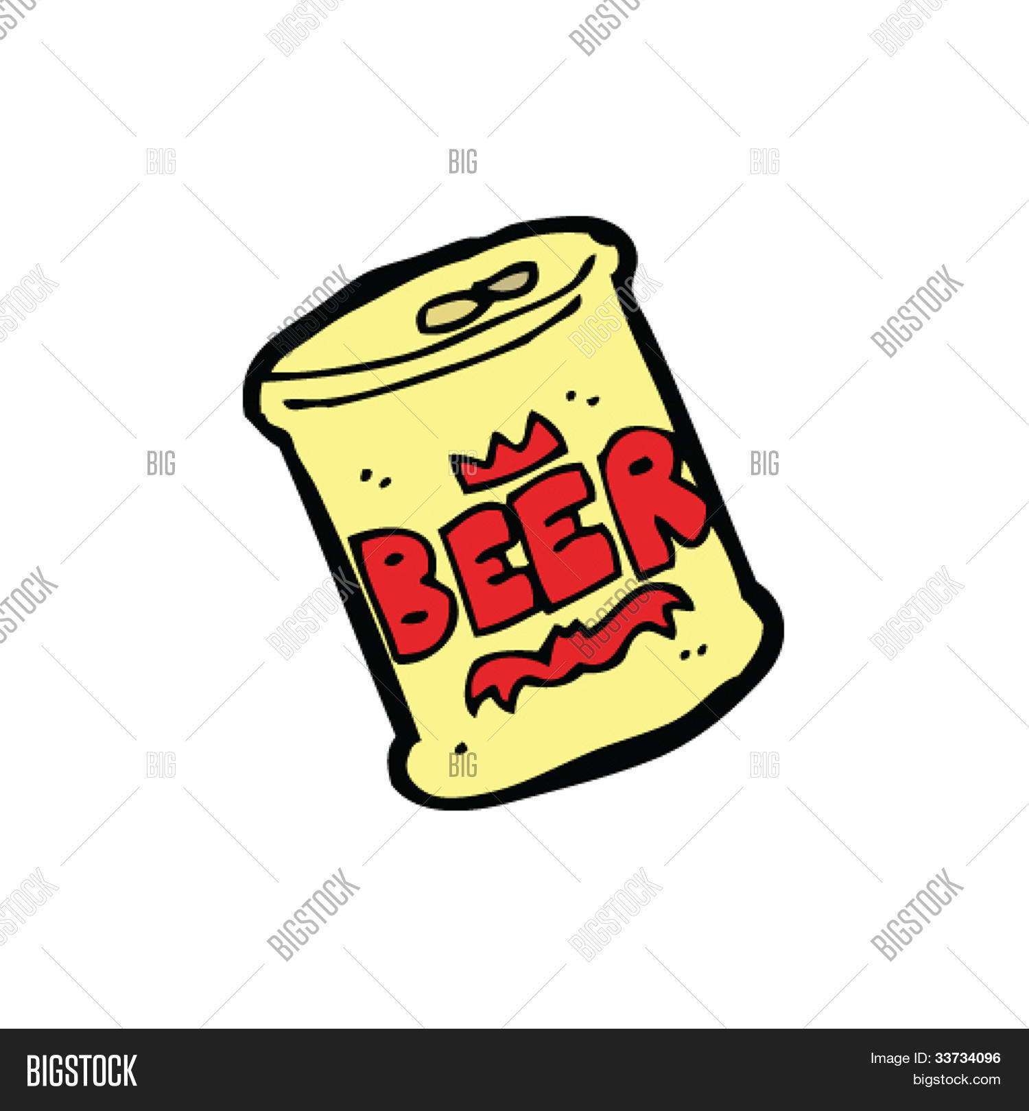 Cartoon Beer Can Vector & Photo (Free Trial) | Bigstock