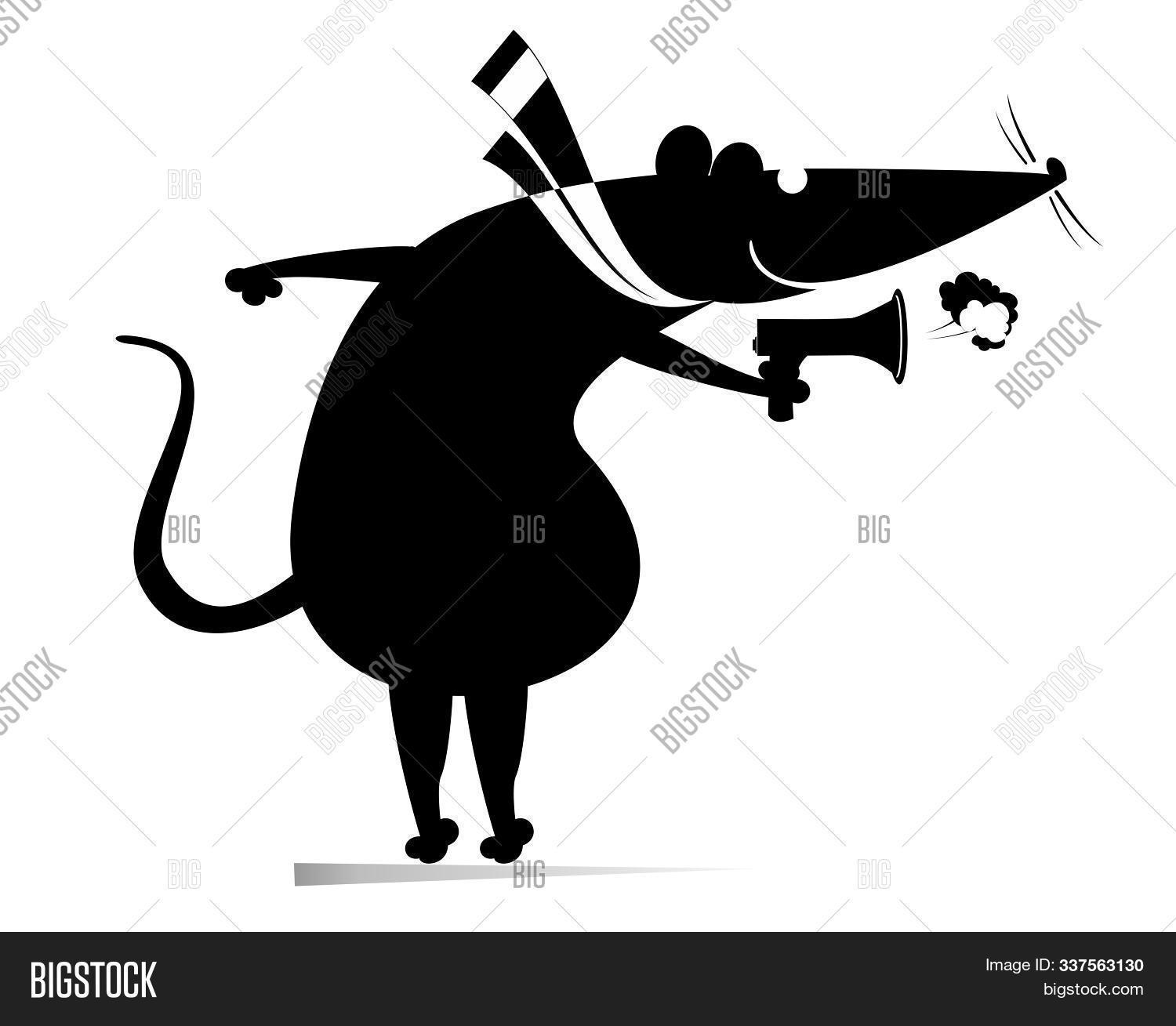 Rat Mouse, Megaphone Image & Photo (Free Trial) | Bigstock
