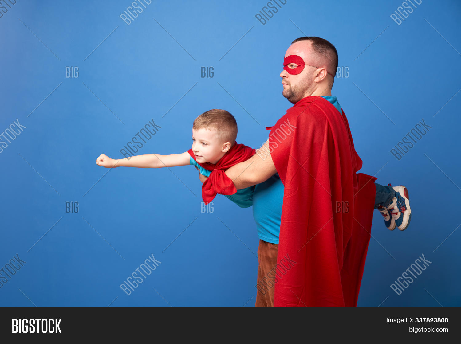 Dad Flying Son Image & Photo (Free Trial) | Bigstock