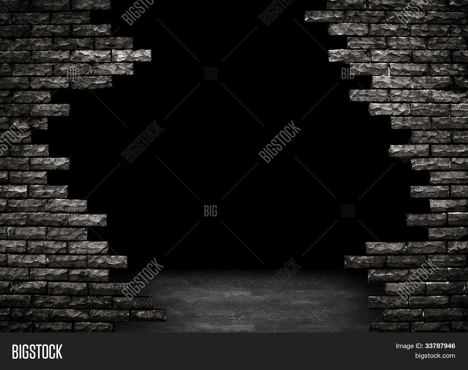 Broken Brick Wall Image & Photo (Free Trial) | Bigstock