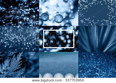 Collage Blue Abstract Image & Photo (Free Trial) | Bigstock
