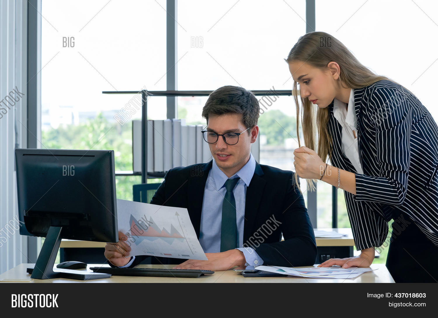 Teen Employees Present Image & Photo (Free Trial) | Bigstock