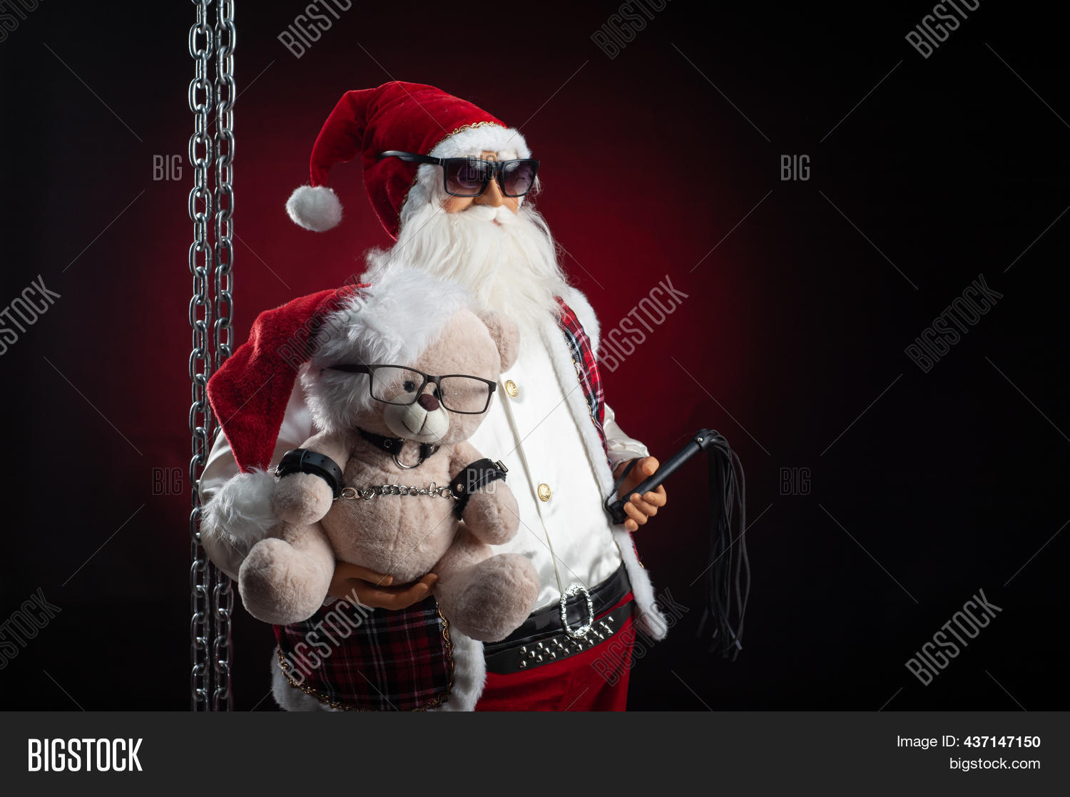 Toy Santa Whip Holds Image & Photo (Free Trial) | Bigstock