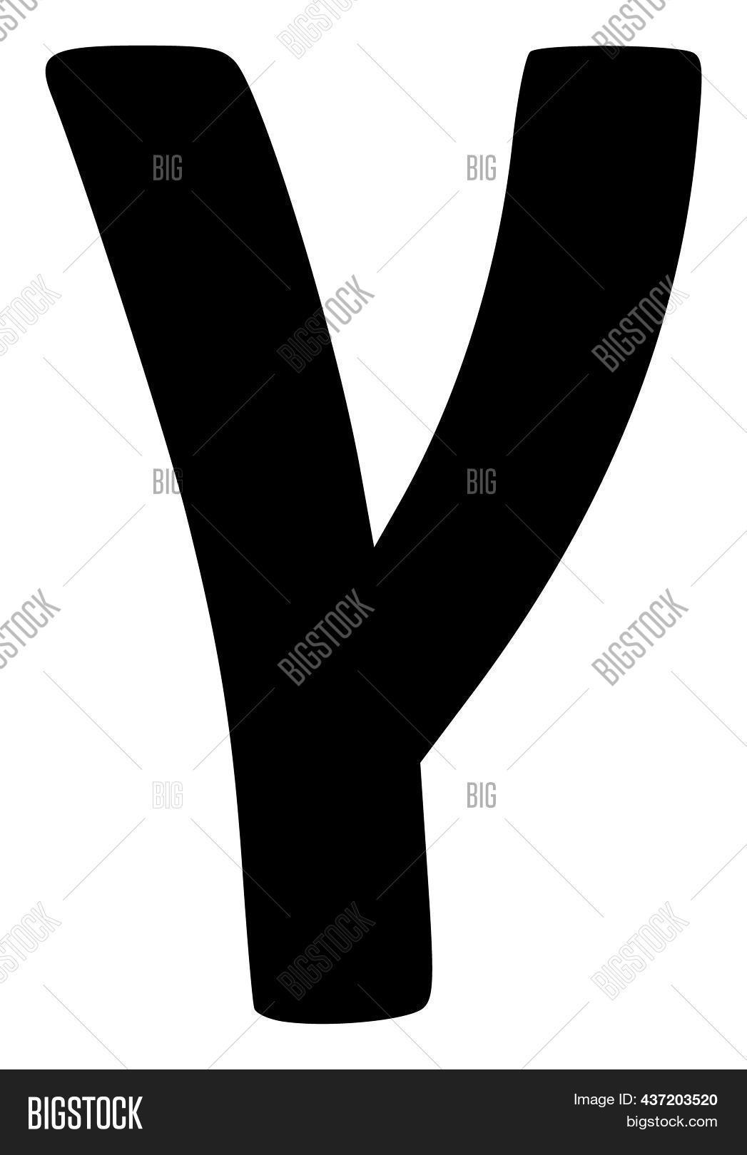 Gamma Greek Lowercase Image & Photo (Free Trial) | Bigstock