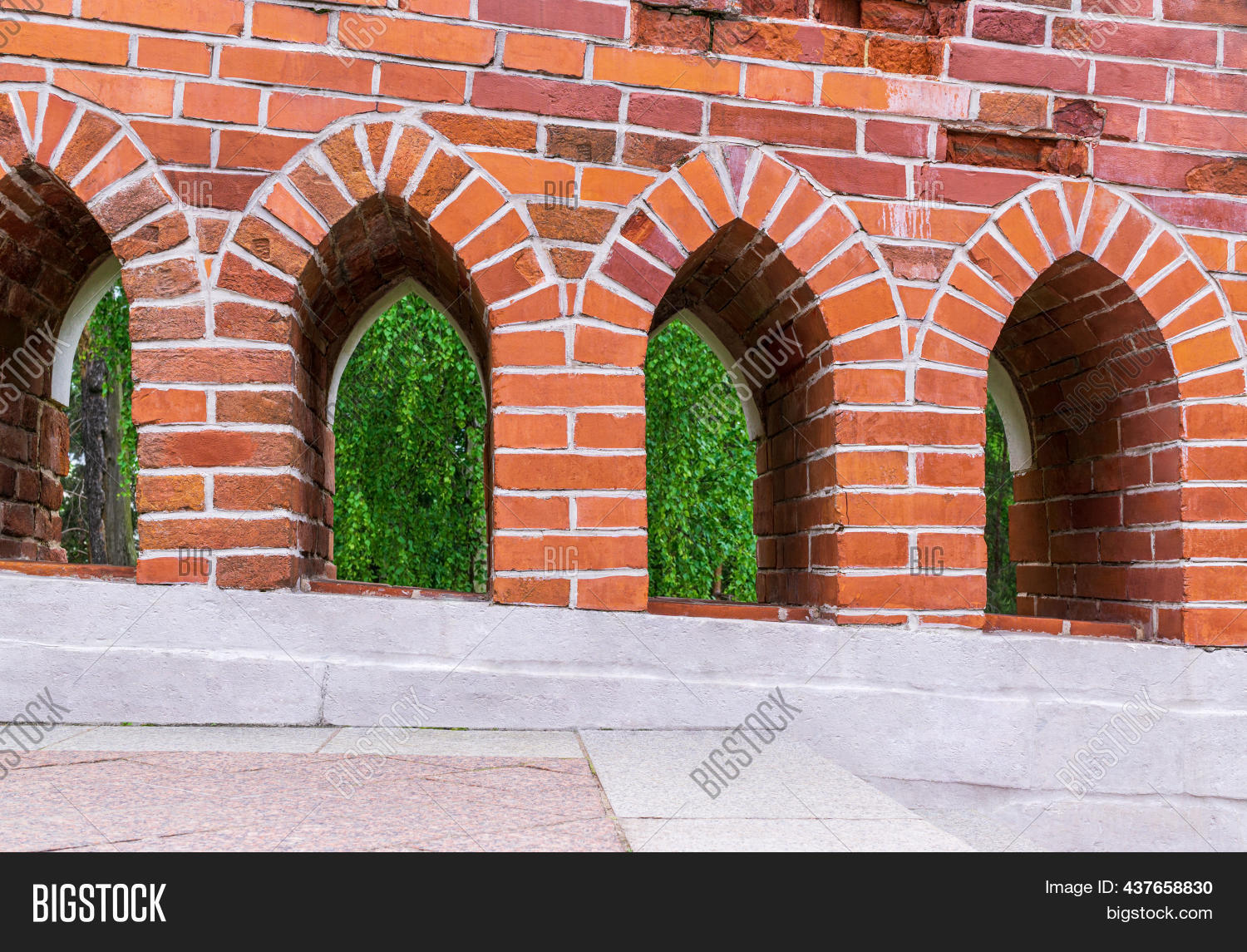 Brick Arches Parapet Image & Photo (Free Trial) | Bigstock