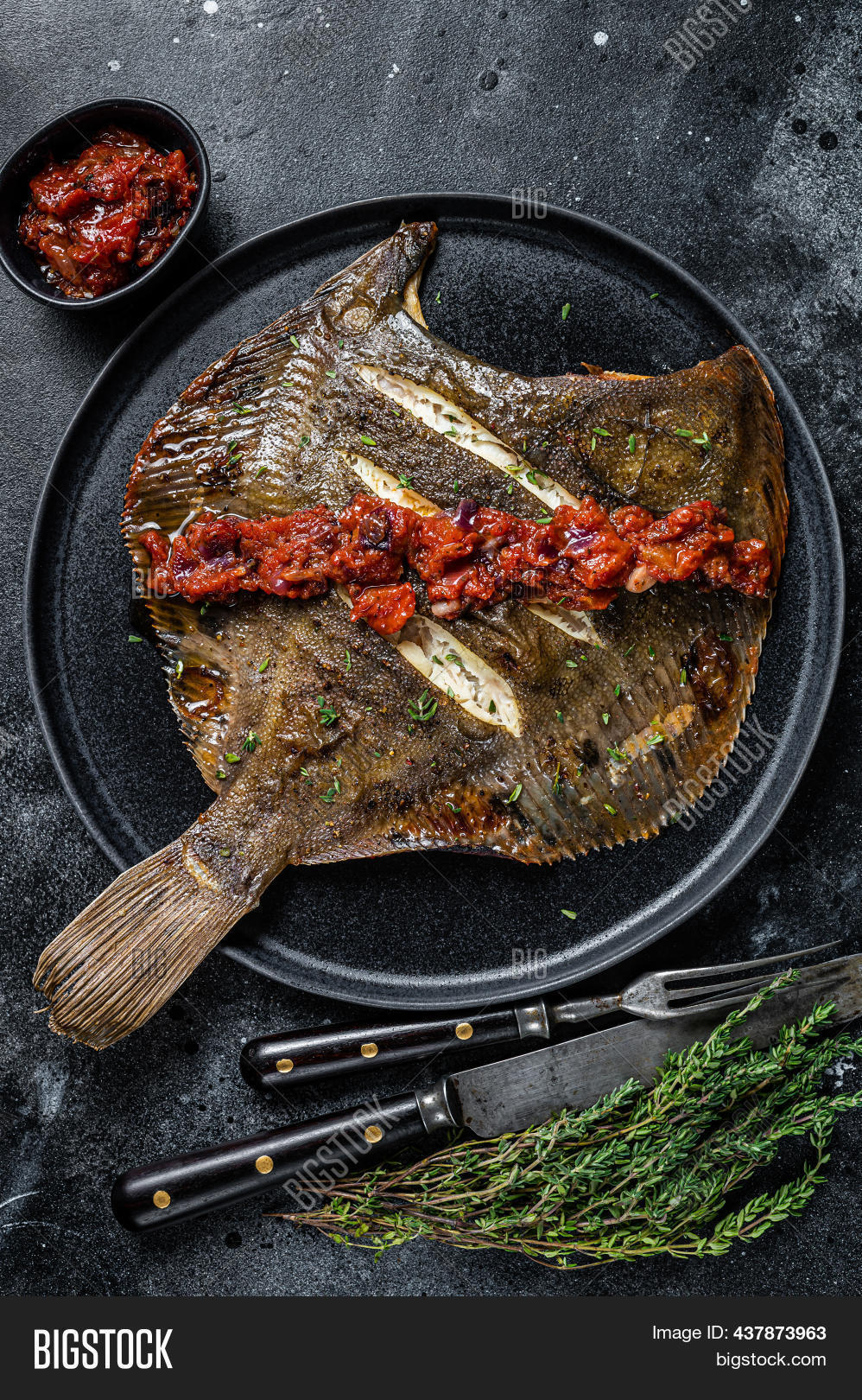 Roasted Flatfish Image & Photo (Free Trial) | Bigstock