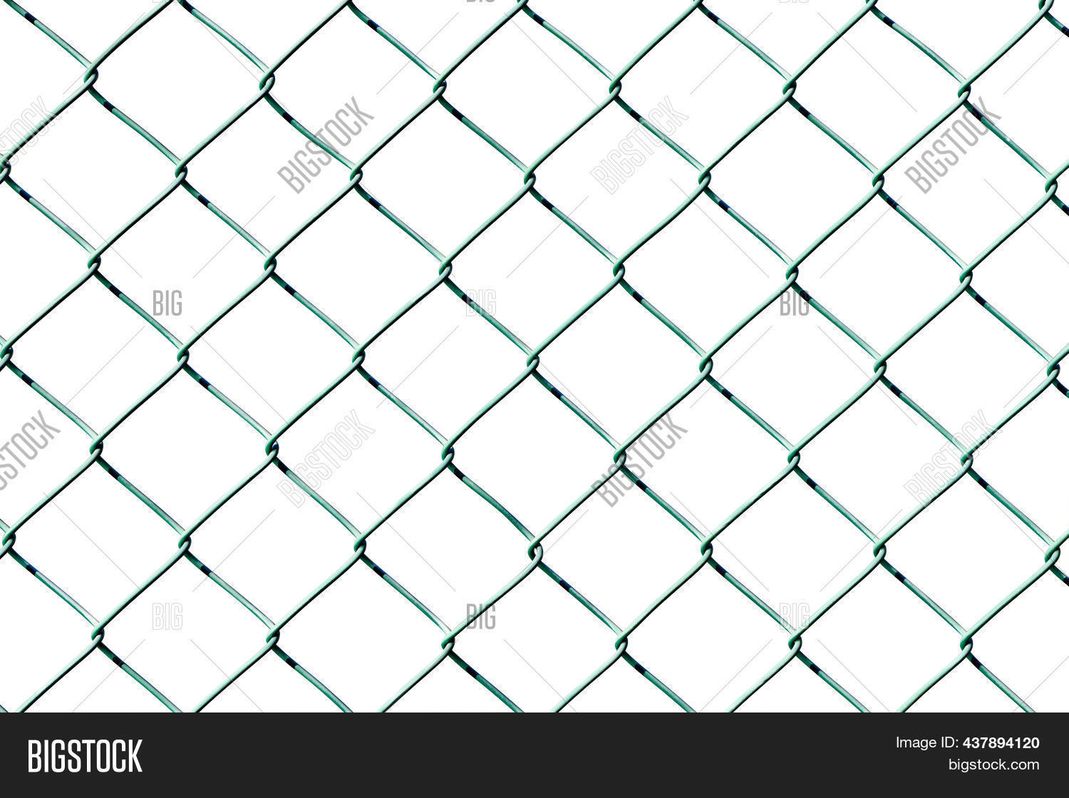 Mesh Fence Isolated On Image & Photo (Free Trial) | Bigstock