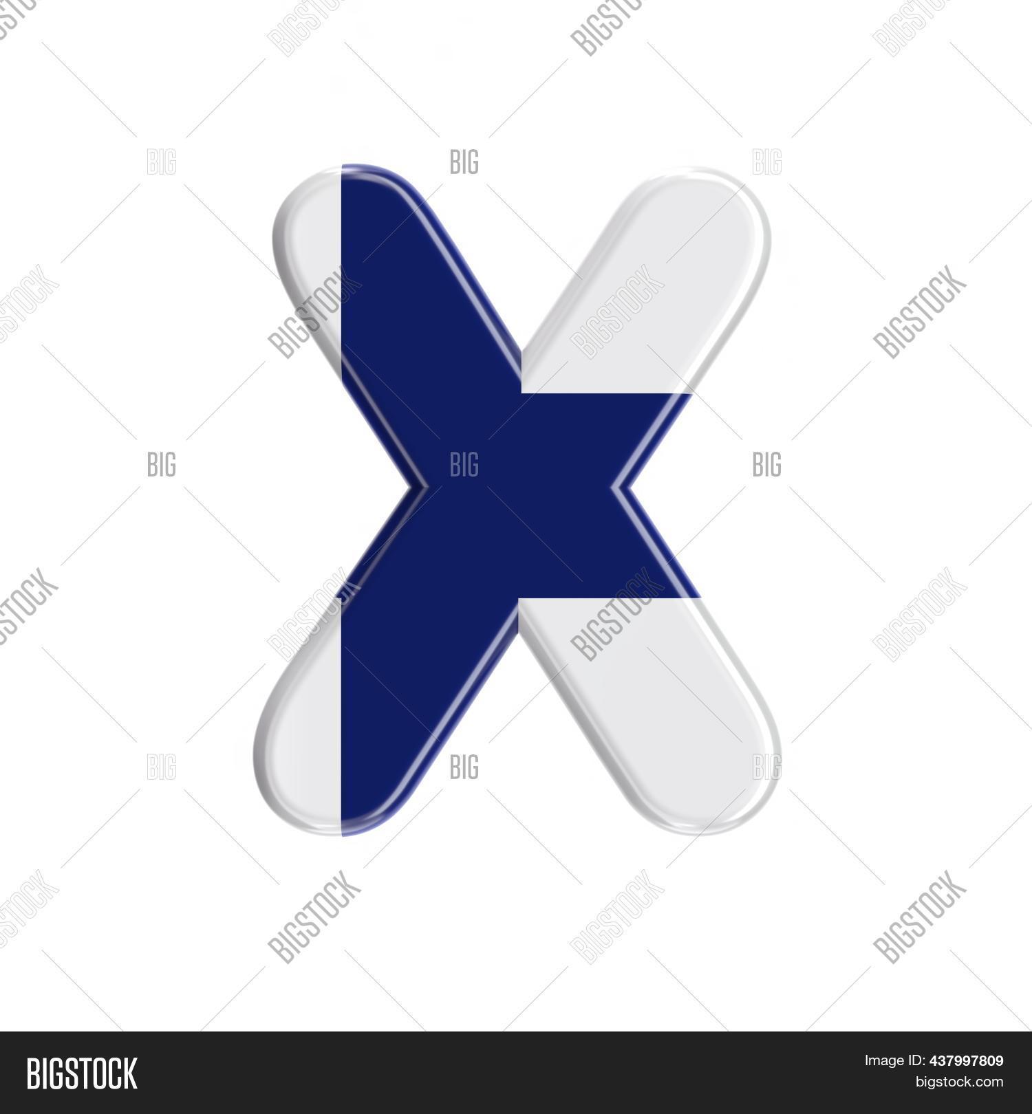 Flag Finland Letter X Image & Photo (Free Trial) | Bigstock