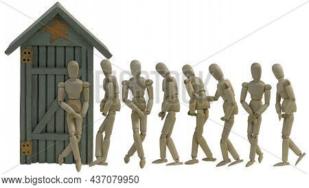 Waiting Line Outside Image & Photo (Free Trial) | Bigstock