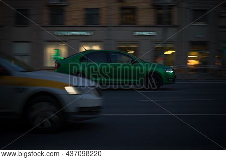 Two Cars Motion On Image & Photo (Free Trial) | Bigstock