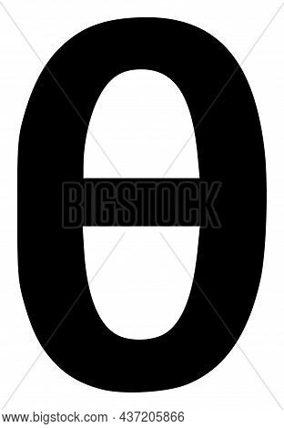 Theta Greek Lowercase Image & Photo (Free Trial) | Bigstock