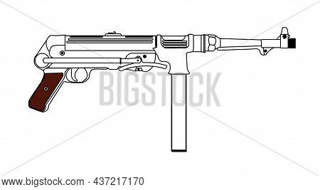 German Ww2 Machinegun Vector & Photo (Free Trial) | Bigstock