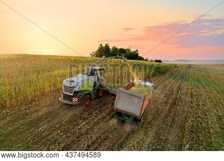 Forage Harvester On Image & Photo (Free Trial) | Bigstock