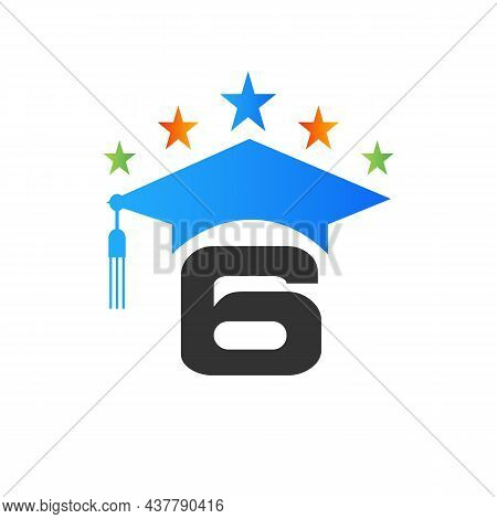 Letter 6 Education Vector & Photo (Free Trial) | Bigstock