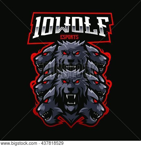 Wolves Esports Mascot Vector & Photo (Free Trial) | Bigstock