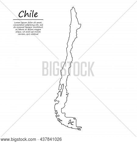Simple Outline Map Vector & Photo (Free Trial) | Bigstock
