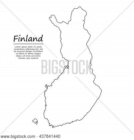Simple Outline Map Vector & Photo (Free Trial) | Bigstock