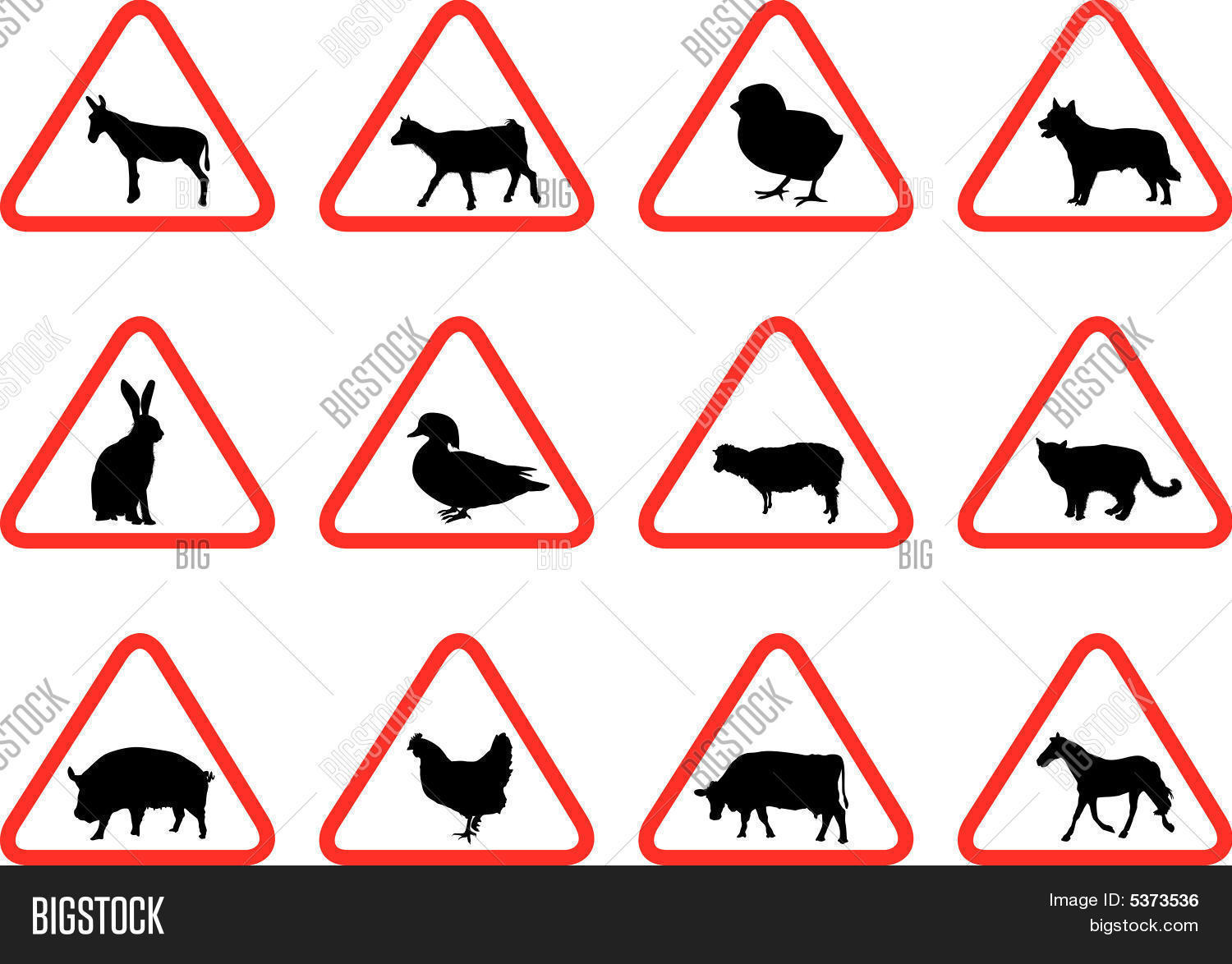 Rodent Pest Warning Vector & Photo (Free Trial) | Bigstock