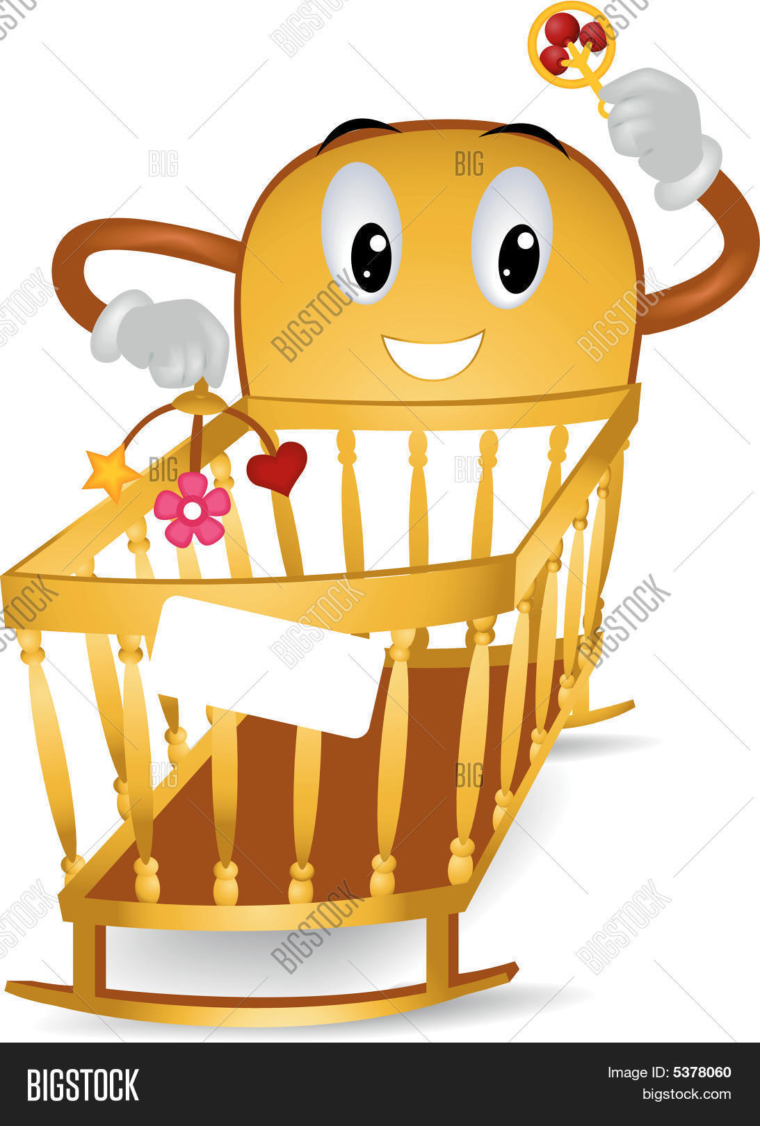 Baby Crib Vector & Photo (Free Trial) | Bigstock