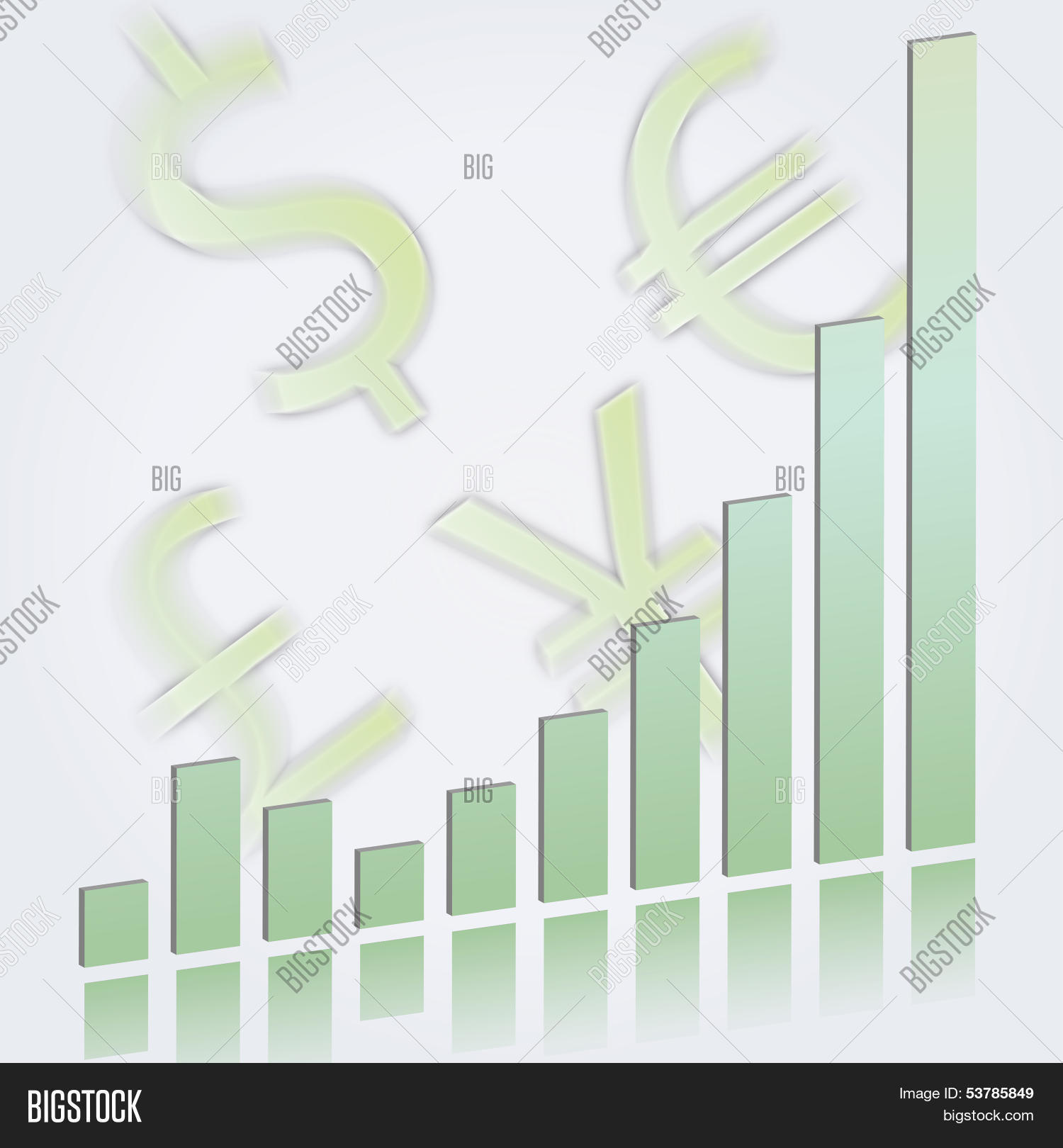 Ascending Bar Graph Image & Photo (Free Trial) | Bigstock