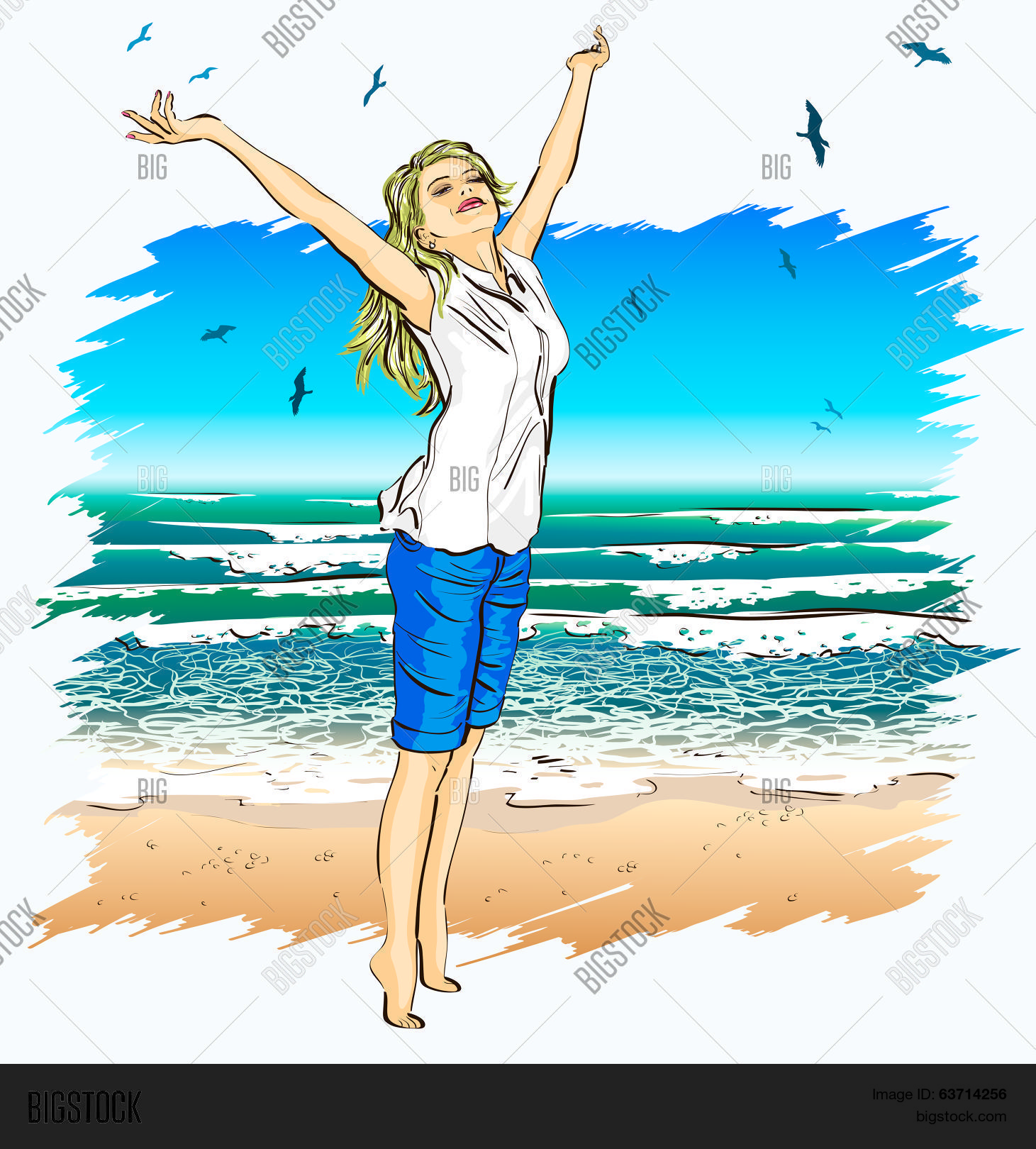 Beautiful Girl Arms Vector & Photo (Free Trial) | Bigstock