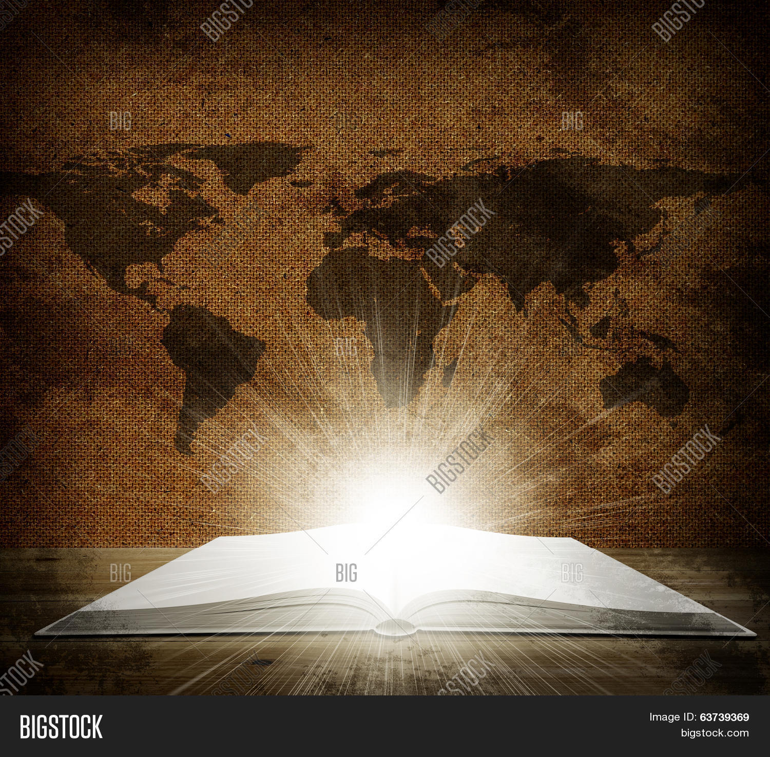Over Open Book Map Image & Photo (Free Trial) | Bigstock