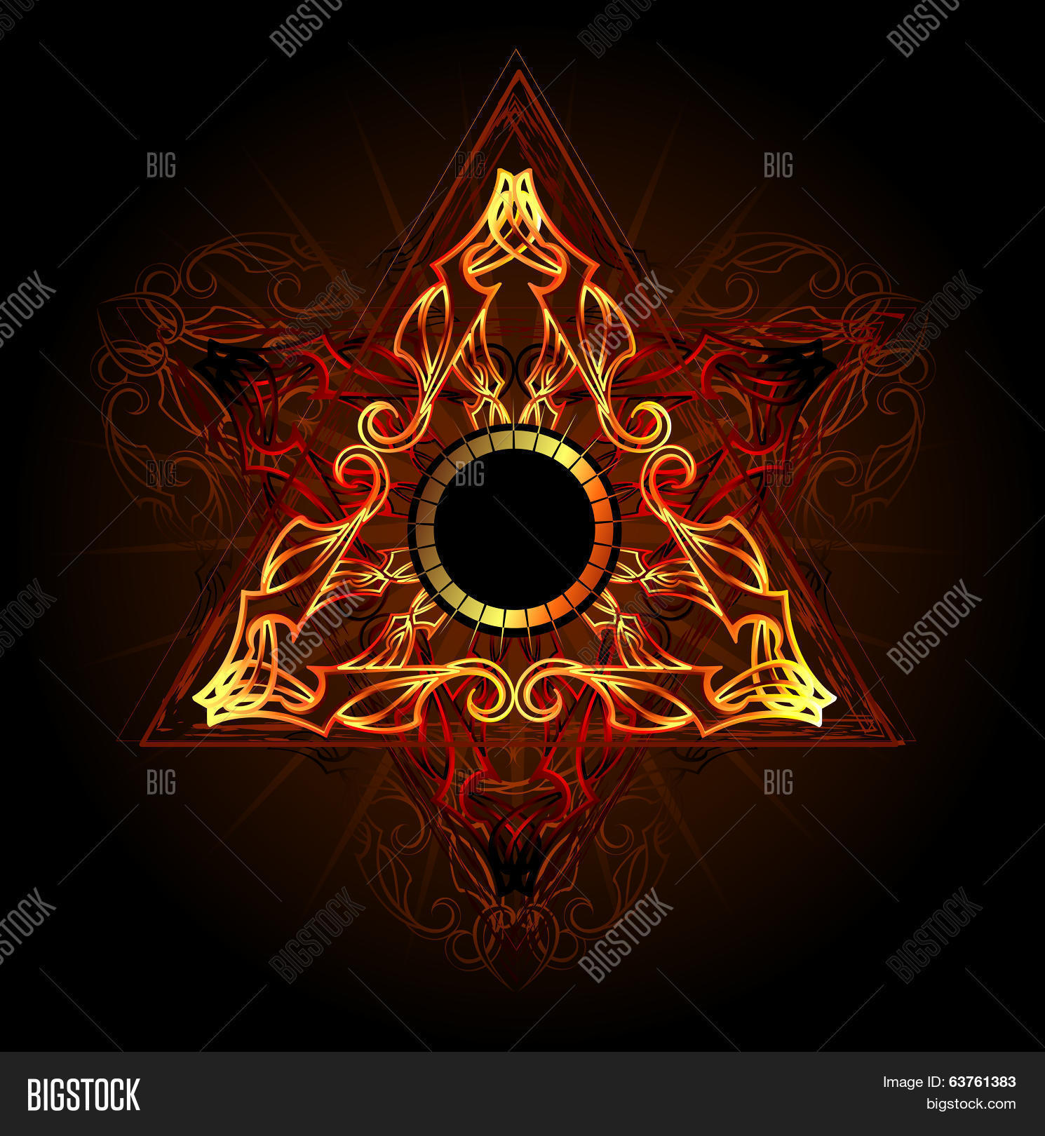 Fire Symbol Vector & Photo (Free Trial) | Bigstock
