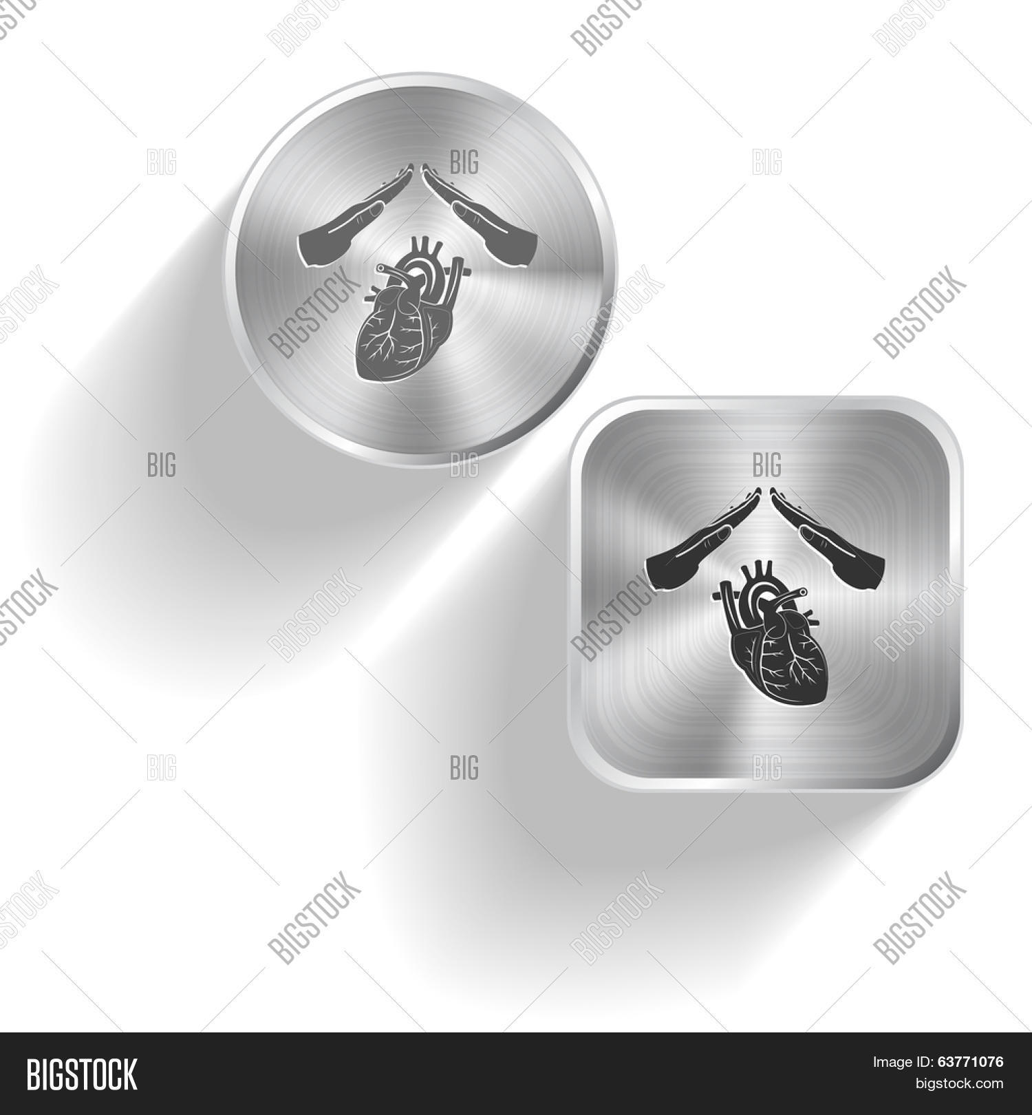 Heart Protect. Vector Vector & Photo (Free Trial) | Bigstock