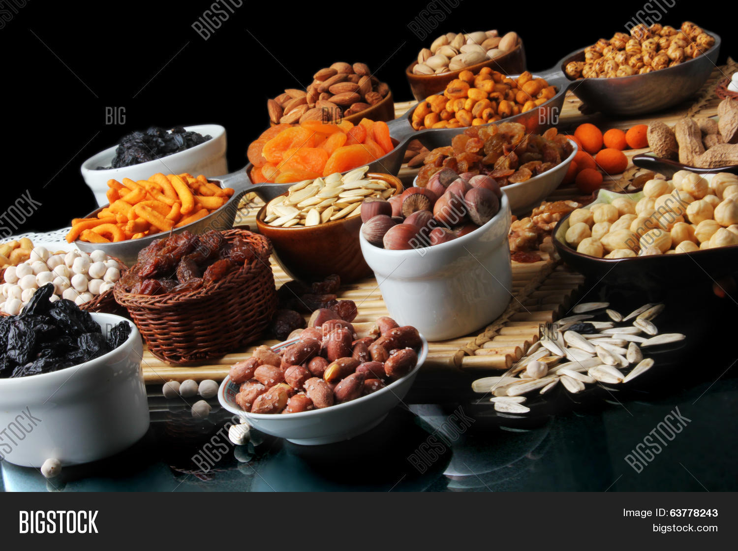 Nuts Family On Dark Image & Photo (Free Trial) | Bigstock