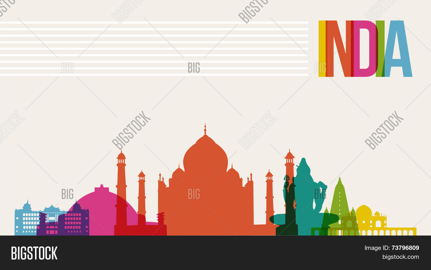 Travel India Vector & Photo (Free Trial) | Bigstock