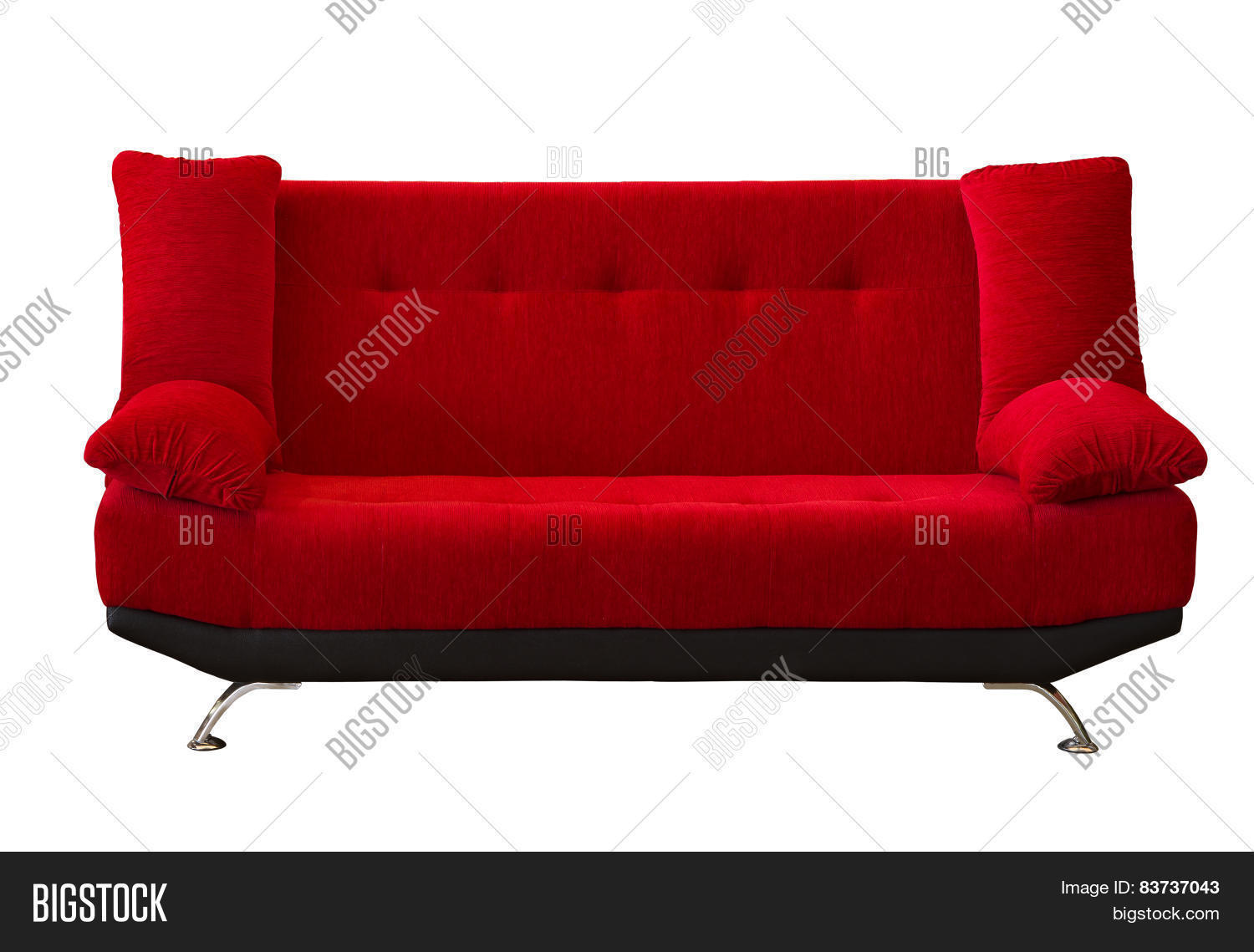 Red Fabric Modren Sofa Image & Photo (Free Trial) | Bigstock