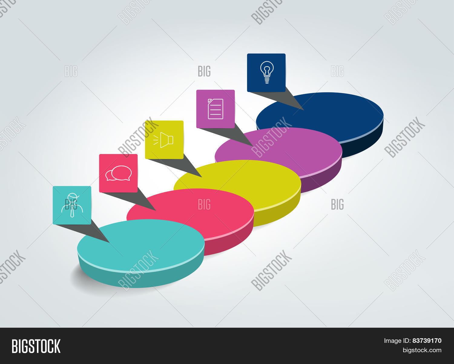 Step By Step Template Vector & Photo (Free Trial) | Bigstock