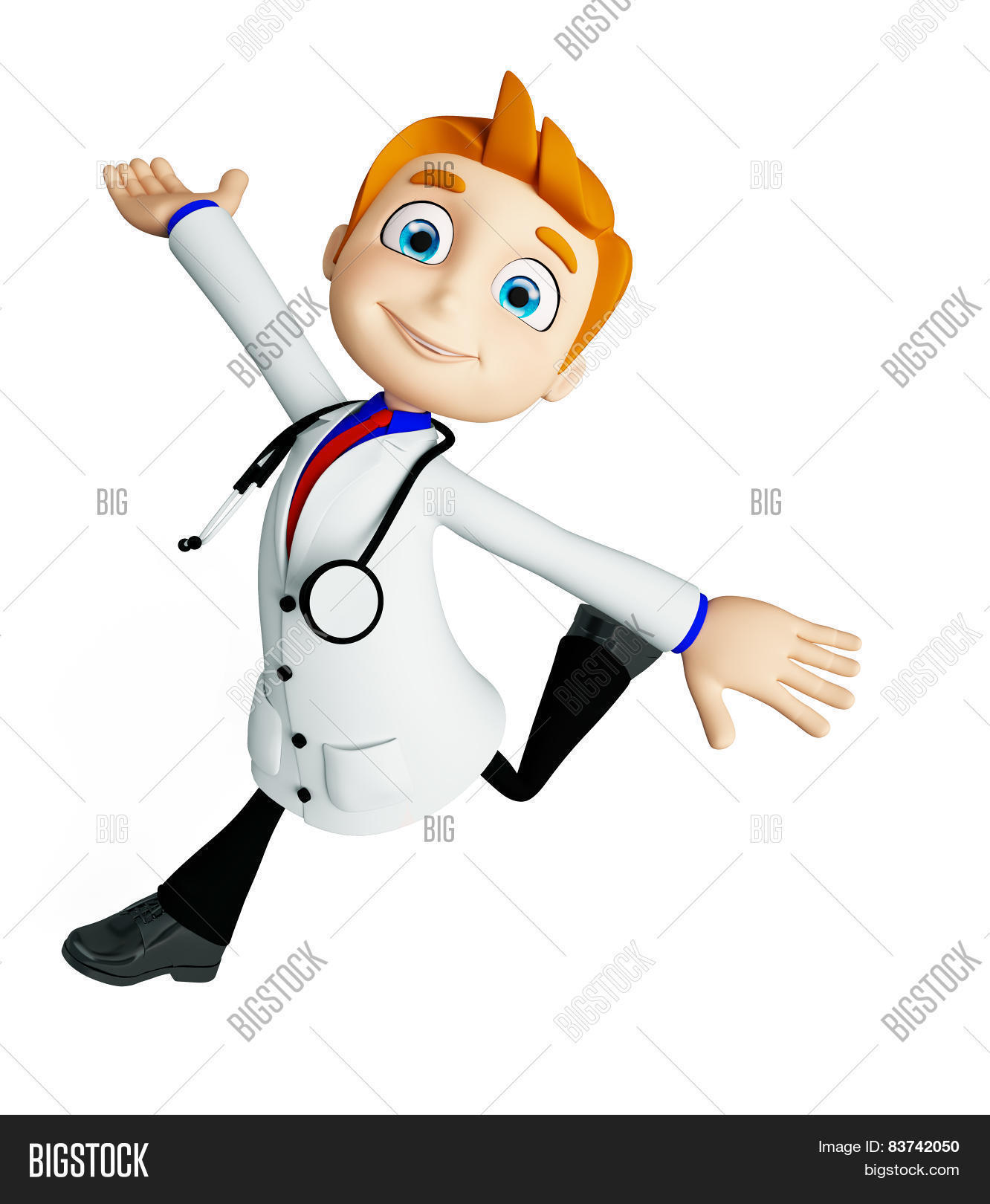 Doctor Running Pose Image & Photo (Free Trial) | Bigstock