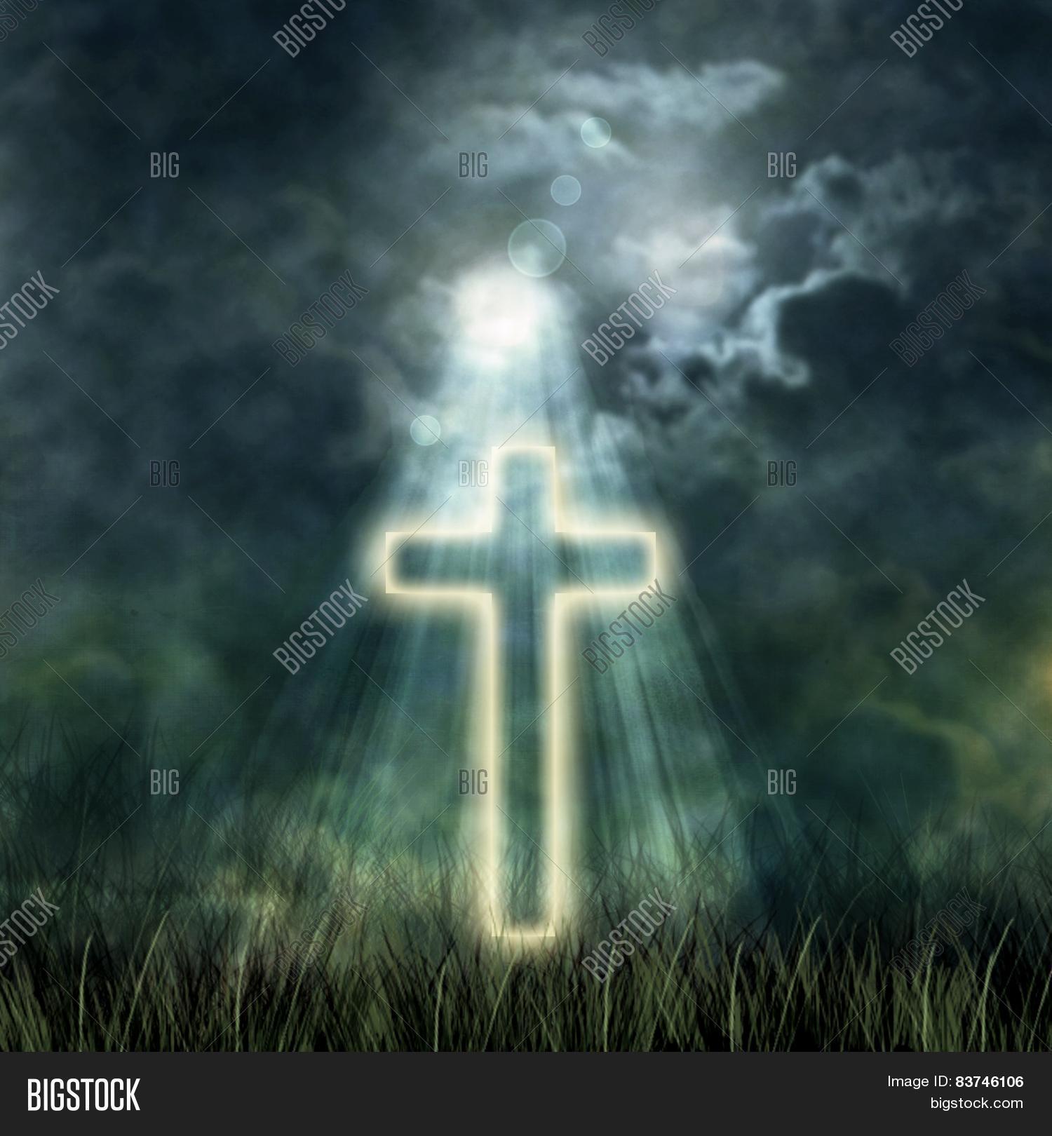 Holy Cross Glowing, Image & Photo (Free Trial) | Bigstock