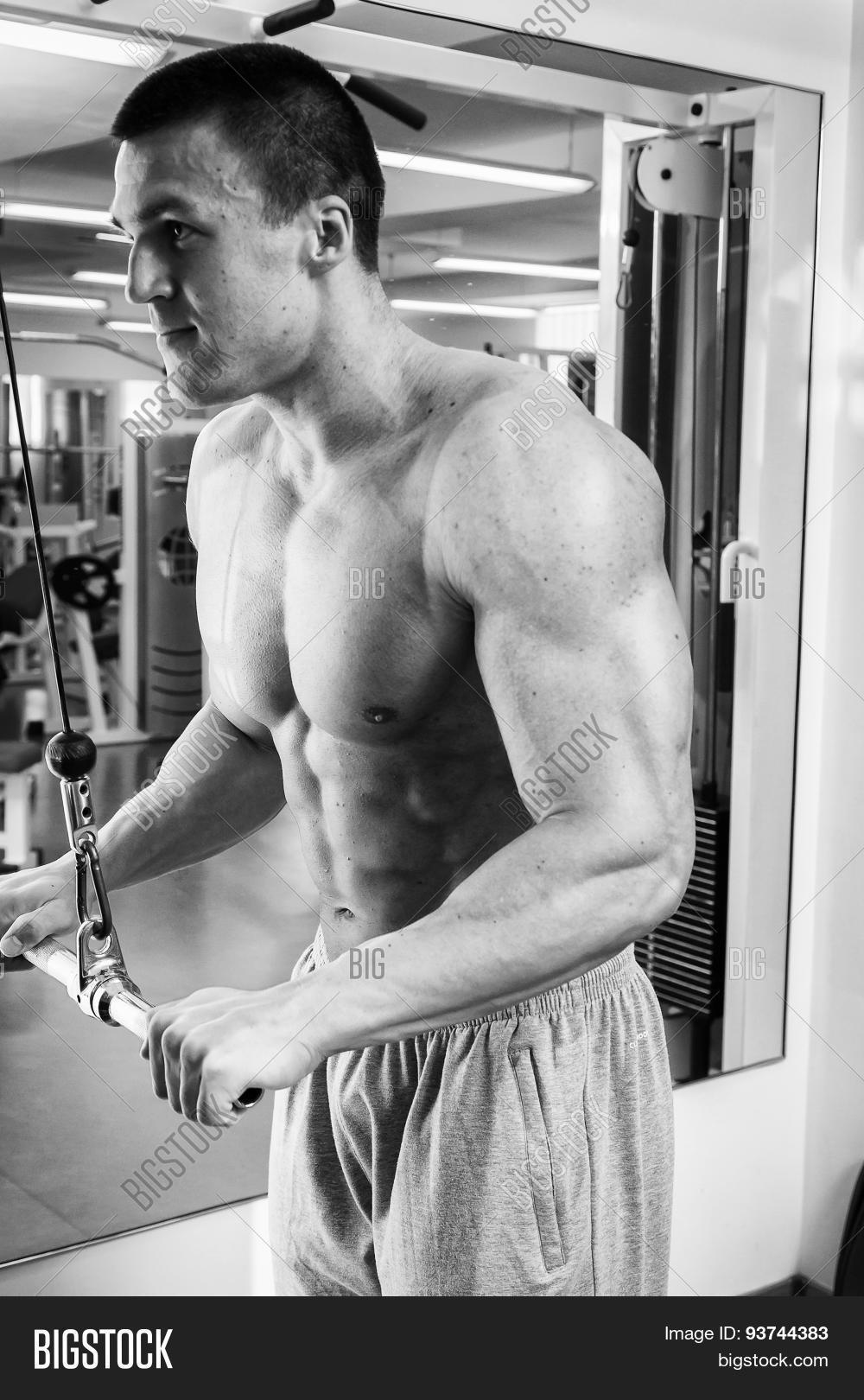 Black White Man Gym. Image & Photo (Free Trial) | Bigstock