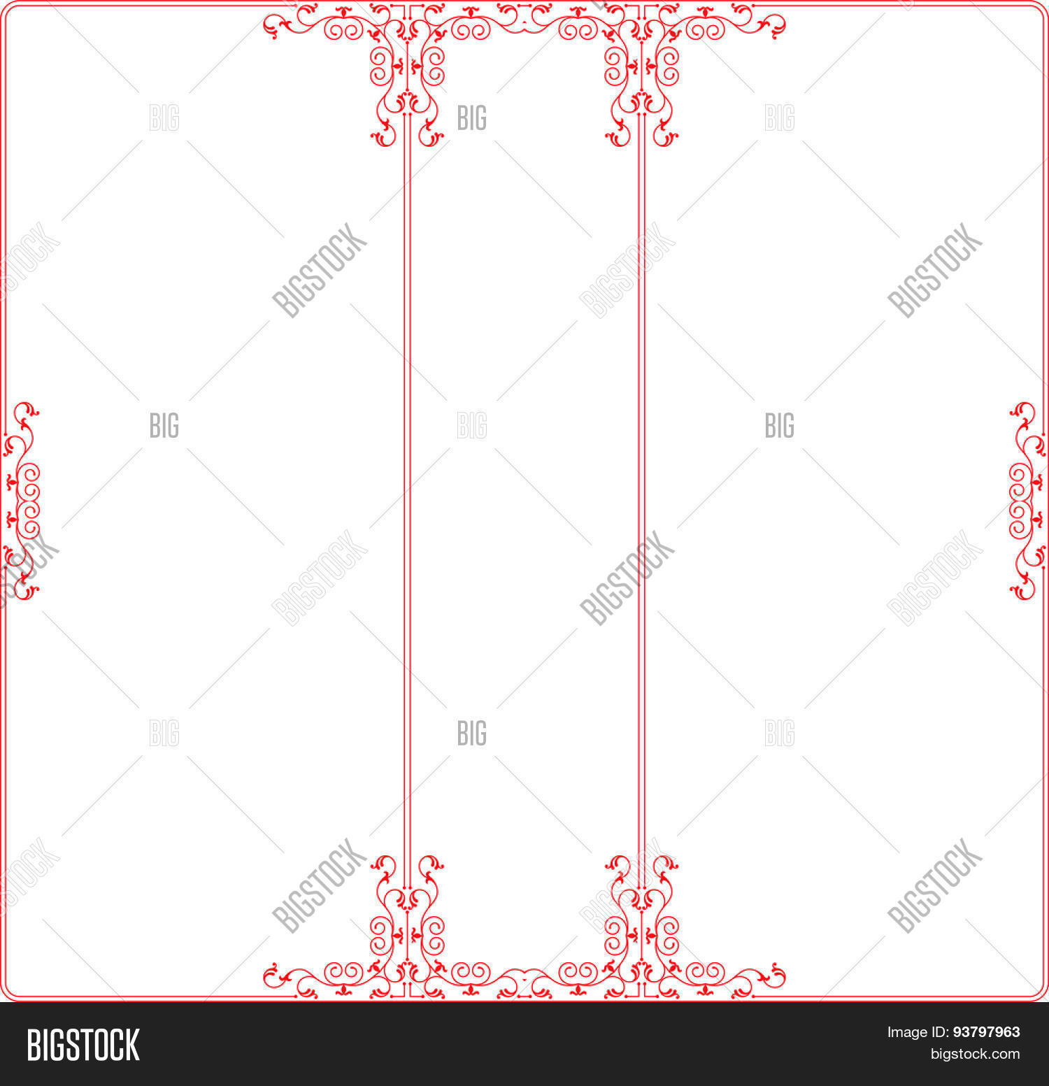 Frame Border Design Vector & Photo (Free Trial) | Bigstock