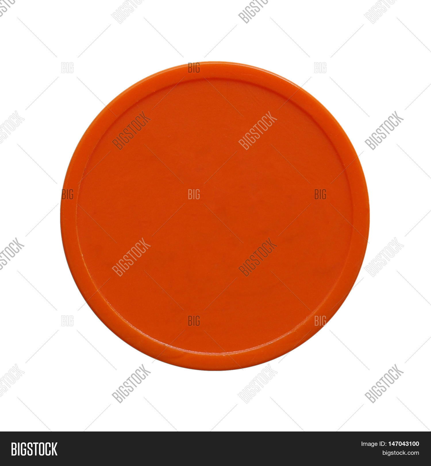 Orange Plastic Token Image & Photo (Free Trial) | Bigstock