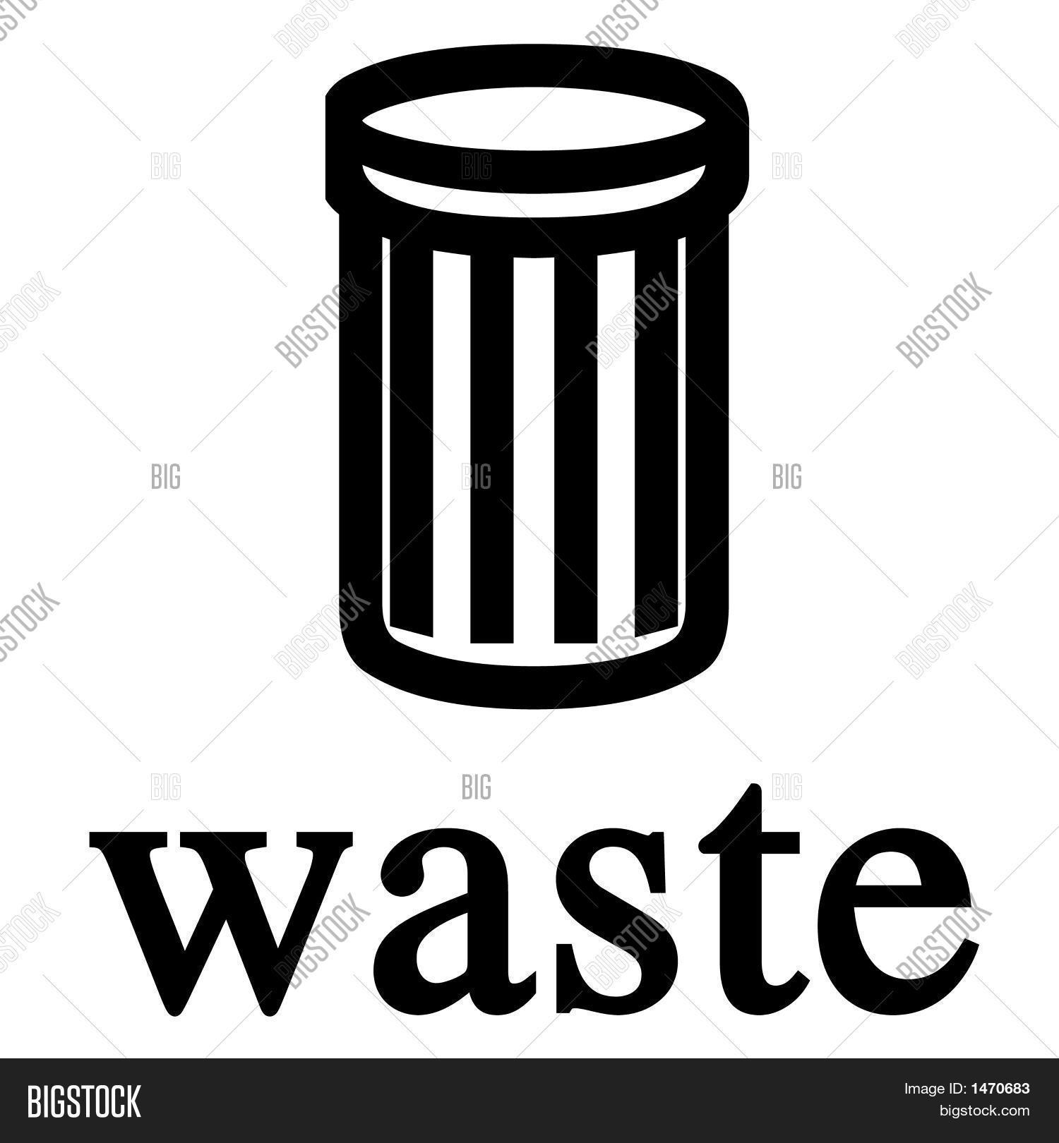 Waste Bin Sign Image & Photo (Free Trial) | Bigstock