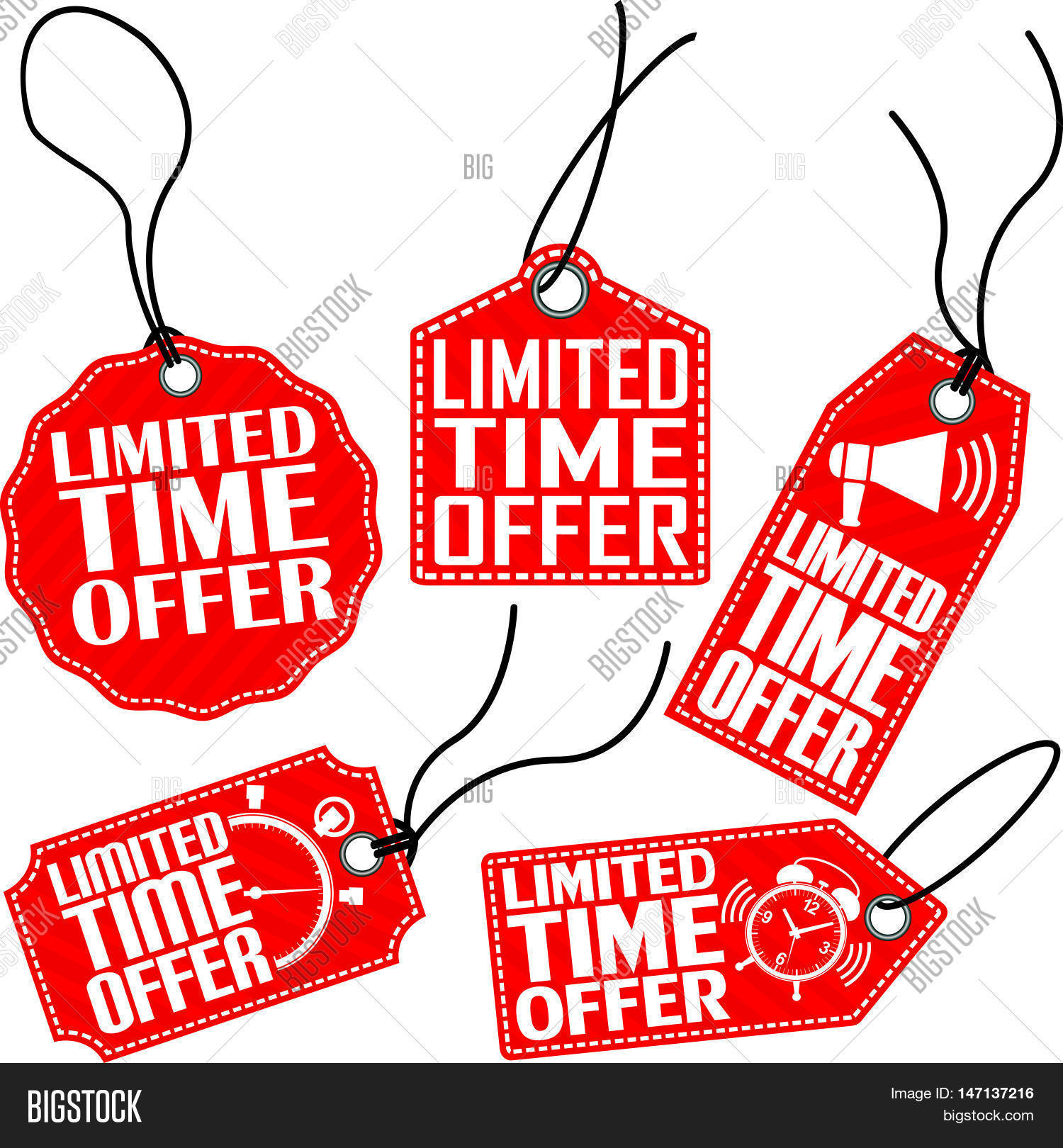 Limited Time Offer Vector & Photo (Free Trial) | Bigstock