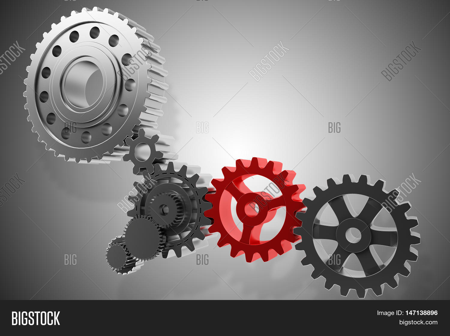 3D Rendering Mechanism Image & Photo (Free Trial) | Bigstock