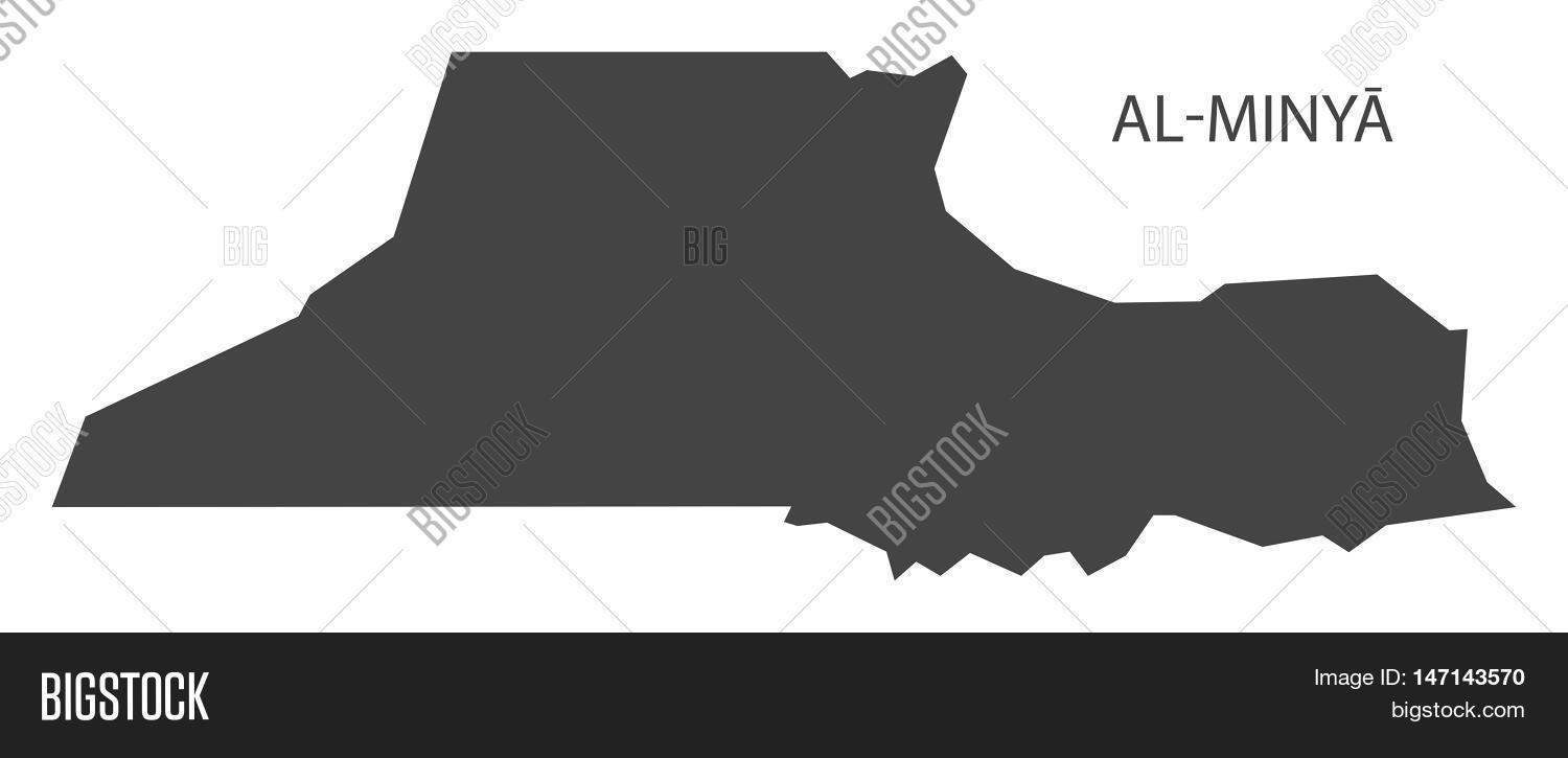 Al-Minya Egypt Map Vector & Photo (Free Trial) | Bigstock