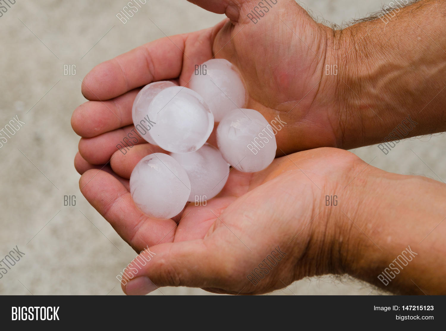 Hail Ice Hands After Image & Photo (Free Trial) | Bigstock