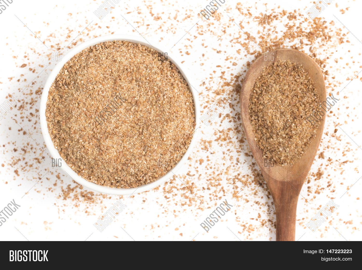 Ground Wheat Into Bowl Image & Photo (Free Trial) | Bigstock